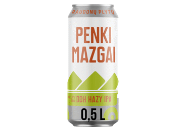 RAUDONŲ PLYTŲ alus PENKI MAZGAI, 500 ml | BARBORA