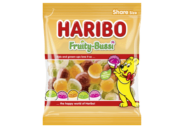 Guminukai HARIBO FRUITY-BUSSI, 175 g | BARBORA
