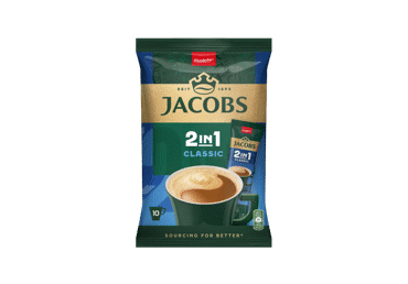Tirpiosios kavos gėrimas JACOBS 2IN1, 124 g | BARBORA