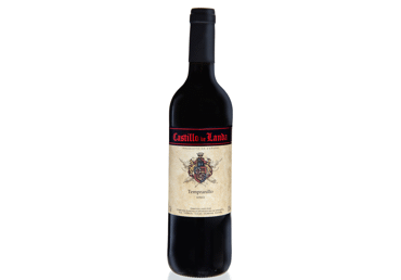 Raudonasis pusiau saldus vynas CASTILLO DE LANDA TEMPRANILLO, 750 ml ...
