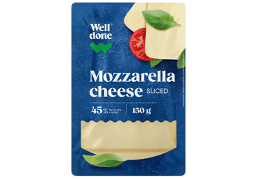 Mocarela WELL DONE, 45 % rieb. s. m., 150 g | BARBORA