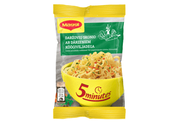 Greitai paruošiami makaronai MAGGI, daržovių skonio, 59,2 g | BARBORA