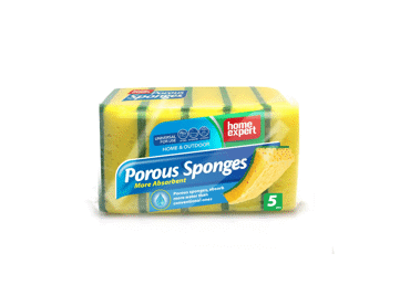 Porėtos kempinės HOME EXPERT, 5 vnt., 5 vnt. | BARBORA