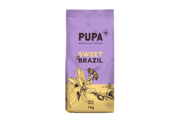 Kavos pupelės PUPA SWEET BRAZIL, 1 kg | BARBORA