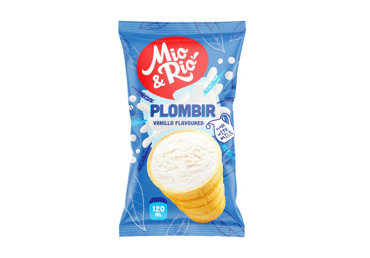 Valgomieji ledai MIO & RIO, vanilės skonio, 65 g | BARBORA