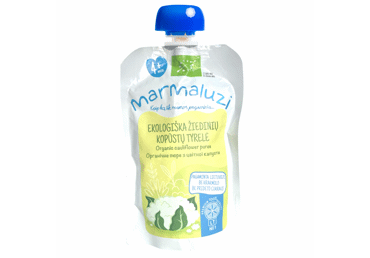 Ekologiška žiedinių kopūstų tyrelė MARMALUZI (nuo 4 mėn.), 90 g | BARBORA