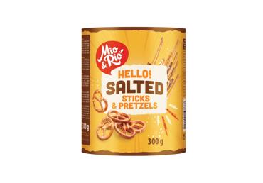 Breceliai ir traškios lazdelės su druska MIO & RIO, 300 g | BARBORA