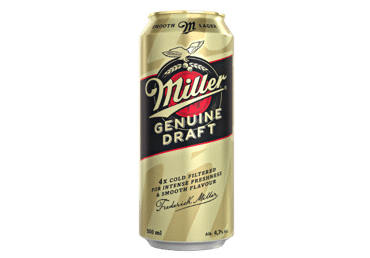 Alus MILLER Genuine Draft, 4,7%, 0,5l, skardinė | BARBORA