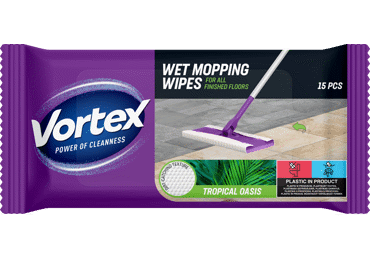 VORTEX Wet Mopping Wipes Tropical Oasis 15v /Šluostės | BARBORA