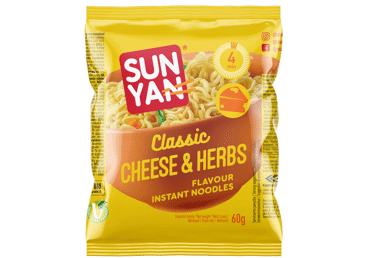 Greitai paruošiami makaronai SUN YAN, sūrio skonio, 60 g | BARBORA