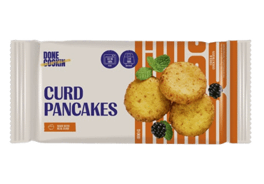 Šaldyti varškėčiai DONE COOKIN CURD PANCAKES, 400 g | BARBORA