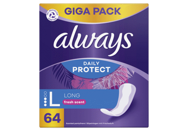 Higieniniai įklotai ALWAYS LONG FRESH SCENT, 64 vnt. | BARBORA