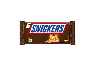 Šokoladiniai batonėliai SNICKERS, 5 vnt., 250 g | BARBORA
