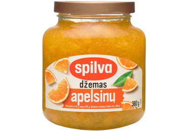 Apelsinų džemas SPILVA, 380 g | BARBORA