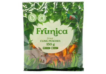 Džiovintos persiko puselės FRUNICA, 150 g | BARBORA