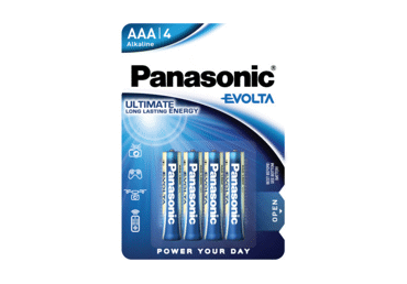 Elementai PANASONIC EVOLTA AAA, 4 vnt. | BARBORA