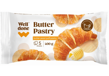 Mielinė sluoksniuota sviestinė tešla WELL DONE, 400 g | BARBORA