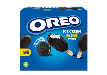 Valgomieji ledai OREO MINI MULTIPACK, 6 vnt., 219 g | BARBORA