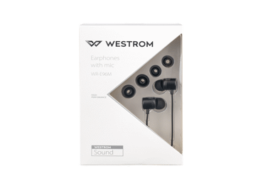 Ausinės su mikrofonu WESTROM, AUX, 1 vnt. | BARBORA