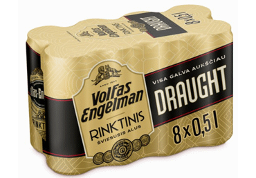 Alus VOLFAS ENGELMAN RINKTINIS DRAUGHT, 8 vnt., 4 l | BARBORA