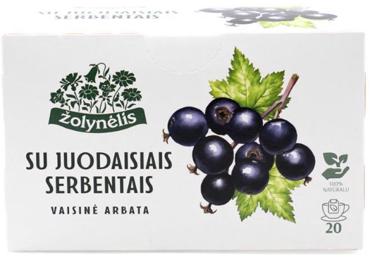 Kinrožių ir juodųjų serbentų arbata ŽOLYNĖLIS, 50 g | BARBORA