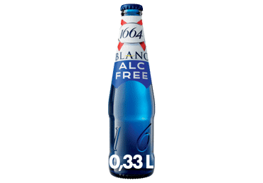 Nealkoholinis alus KRONENBOURG 1664 BLANC, 330 ml | BARBORA