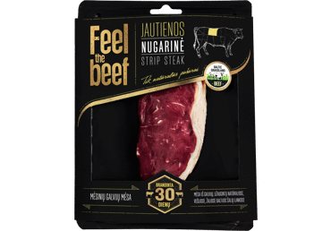 Sausai brandinta jautienos nugarinė FEEL THE BEEF, 220 g | BARBORA