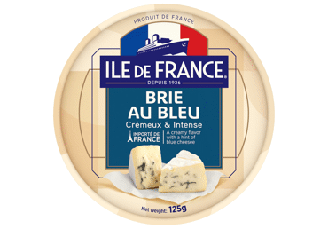 Bri sūris ILE DE FRANCE su mėlynuoju pelėsiu, 50% rieb.s. m., 125 g ...