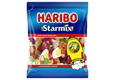 Guminukai HARIBO STARMIX, 100 g | BARBORA