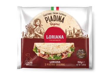Itališka duona Piadina LORIANA, 350 g | BARBORA