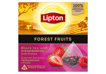 Juodoji arbata LIPTON RED FRUIT, 30 g | BARBORA