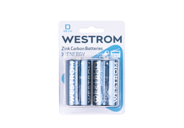 Elementai WESTROM D, R20, 1,5 V, 2 vnt., 2 vnt. | BARBORA