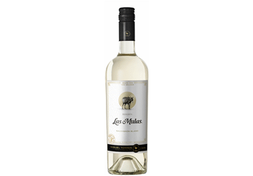 Ekologiškas baltasis sausas vynas LAS MULAS SAUVIGNON BLANC, 750 ml ...