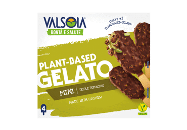 Valgomieji veganiški ledai VALSOIA, pistacijų skonio, 4 vnt., 200 g ...