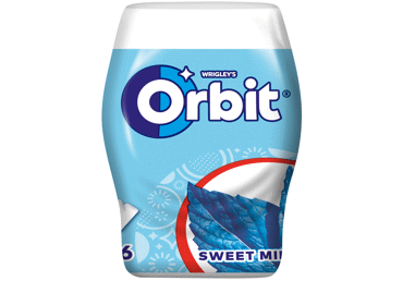 Kramtomoji guma ORBIT SWEETMINT, 64 g | BARBORA