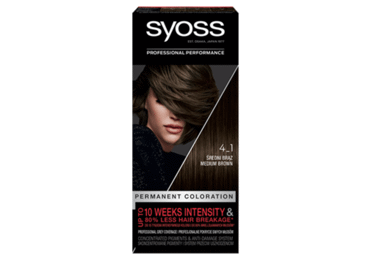 Dažomasis plaukų kremas SYOSS, Nr. 4-1, 1 vnt. | BARBORA
