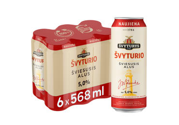 Alus ŠVYTURYS ŠVYTURIO, 6 x 0,568 l | BARBORA