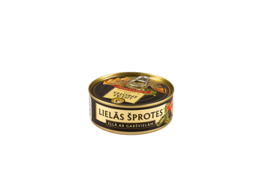 Didieji šprotai aliejuje su prieskoniais BRIVAIS VILNIS, 240 g | BARBORA