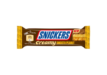Šokoladinis batonėlis SNICKERS CREAMY PEANUT, 36.5 g | BARBORA