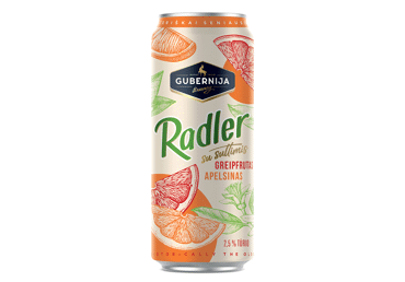 Alaus kokteilis GUBERNIJA, greipfrutų ir apelsinų skonio, 500 ml | BARBORA