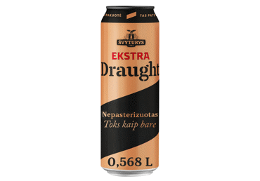 Alus ŠVYTURYS EKSTRA DRAUGHT, 568 ml | BARBORA